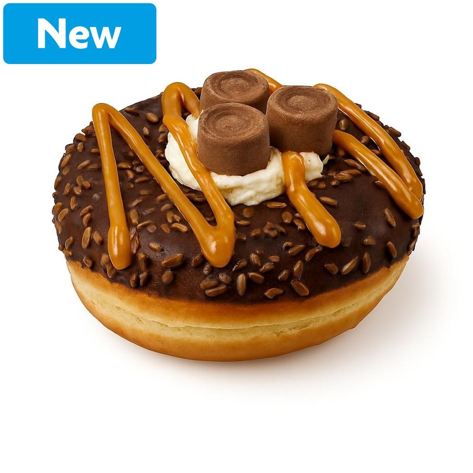Morrisons Chocolate Ring Doughnut With Caramel Filling - Morrisons ...