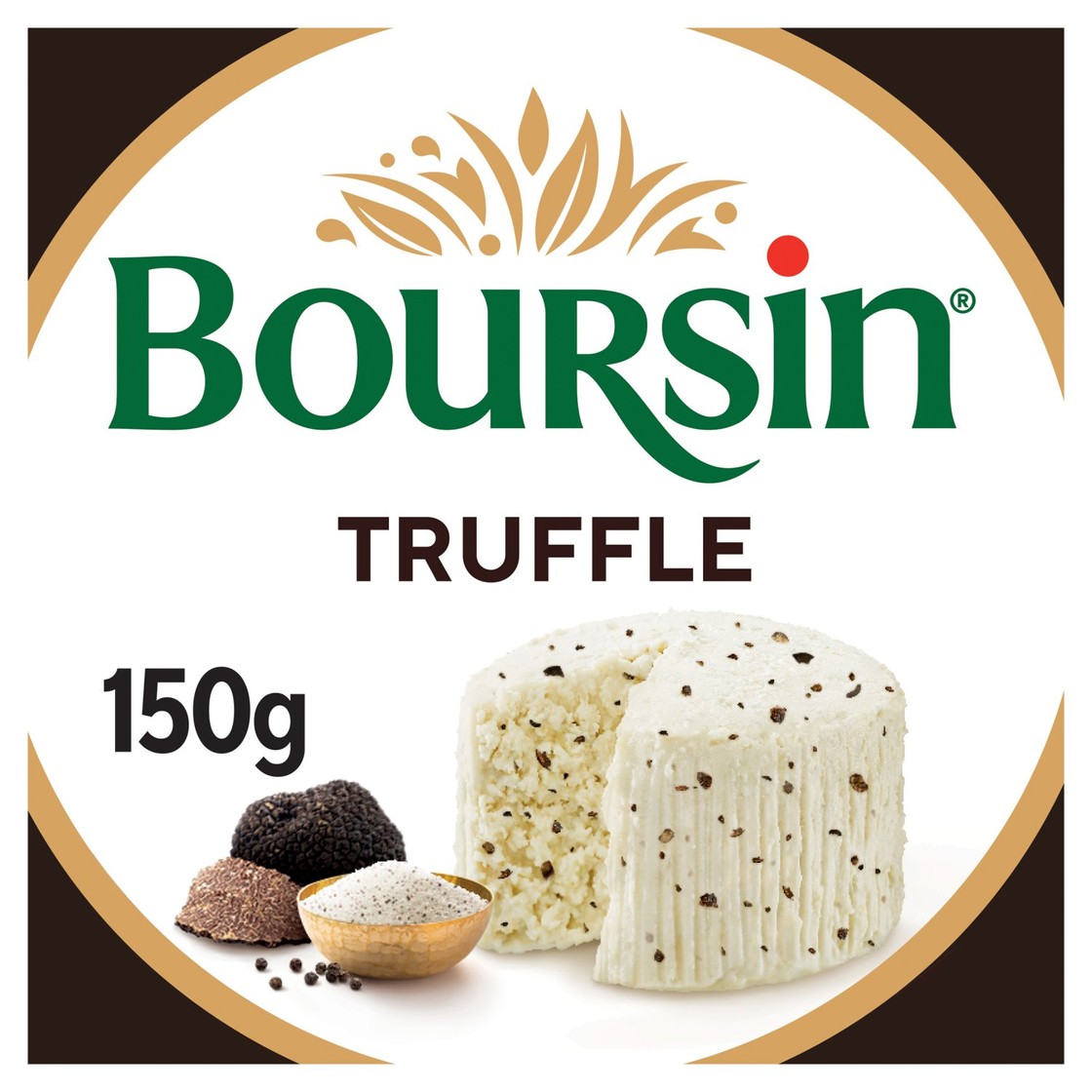 Boursin Truffle Flavoured Soft French Cream Cheese - Morrisons Online ...