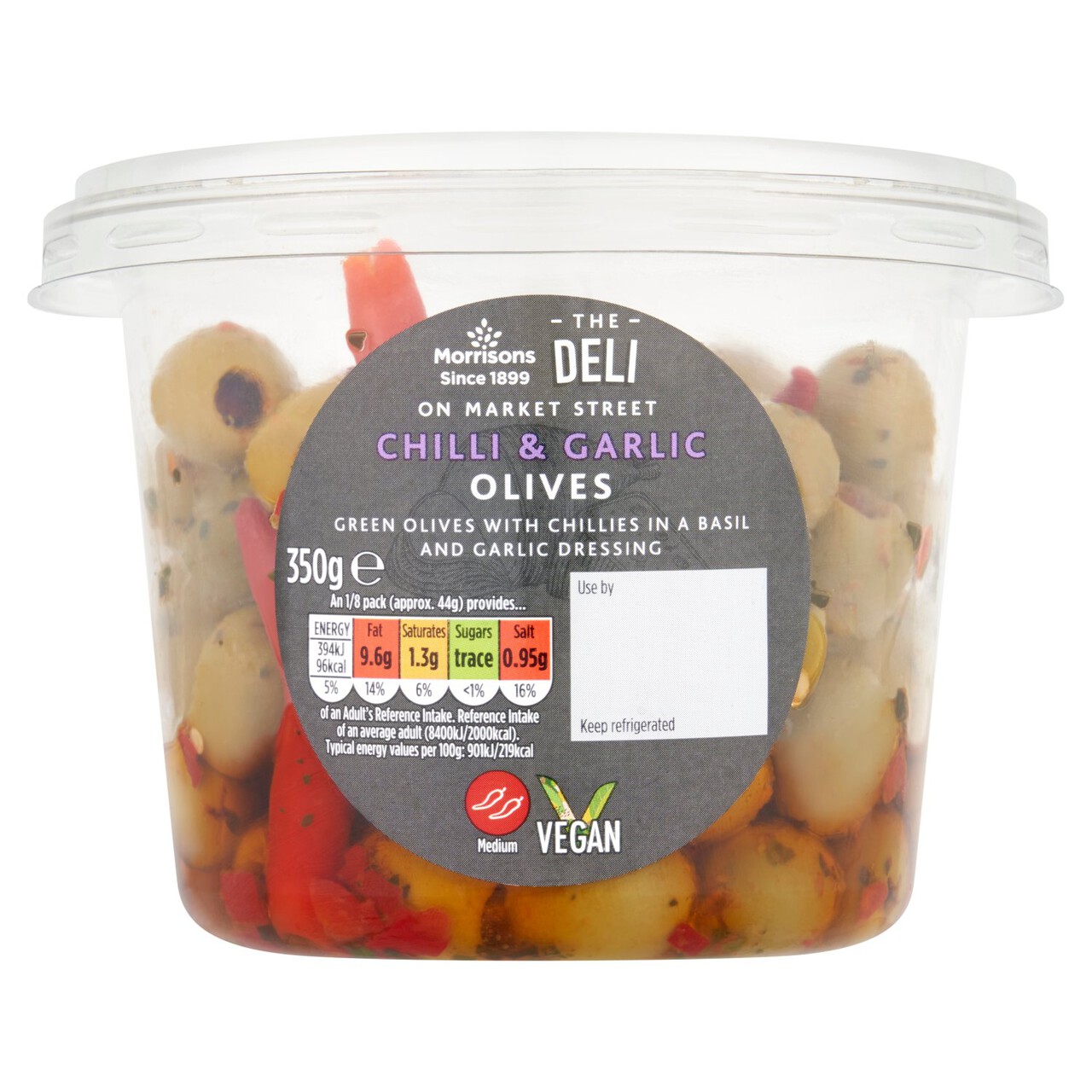 Market Street Deli Chilli & Garlic Olives - Morrisons Online Groceries ...