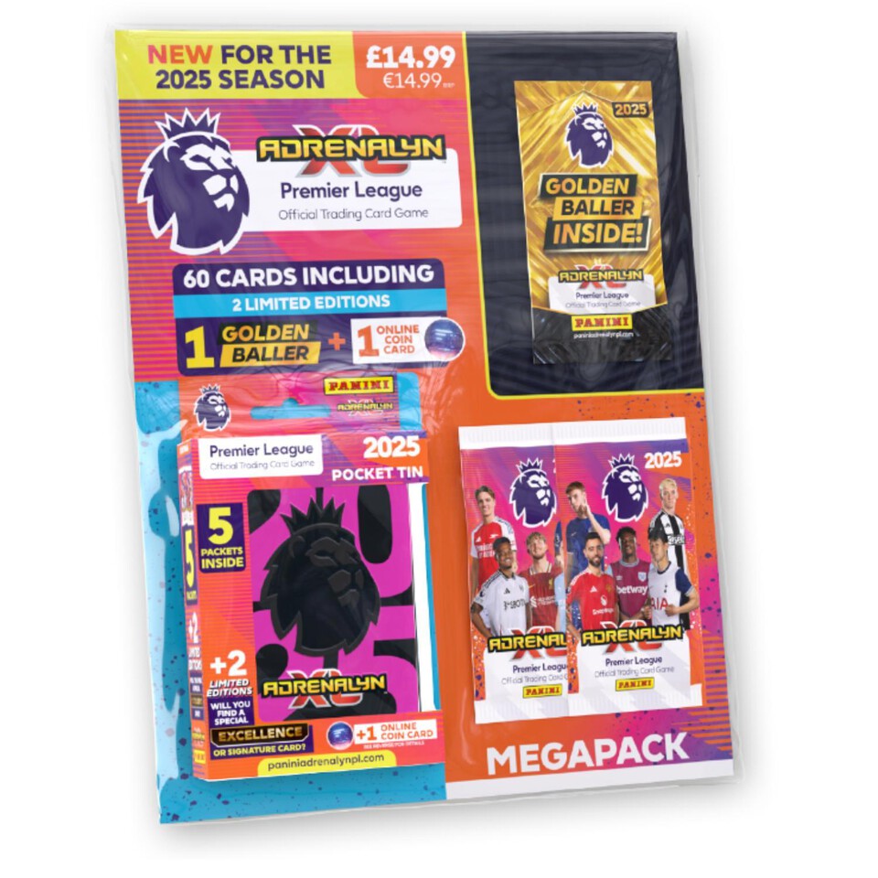 Premier League Adrenalyn 2025 Megapack - Morrisons Online Groceries & Offers