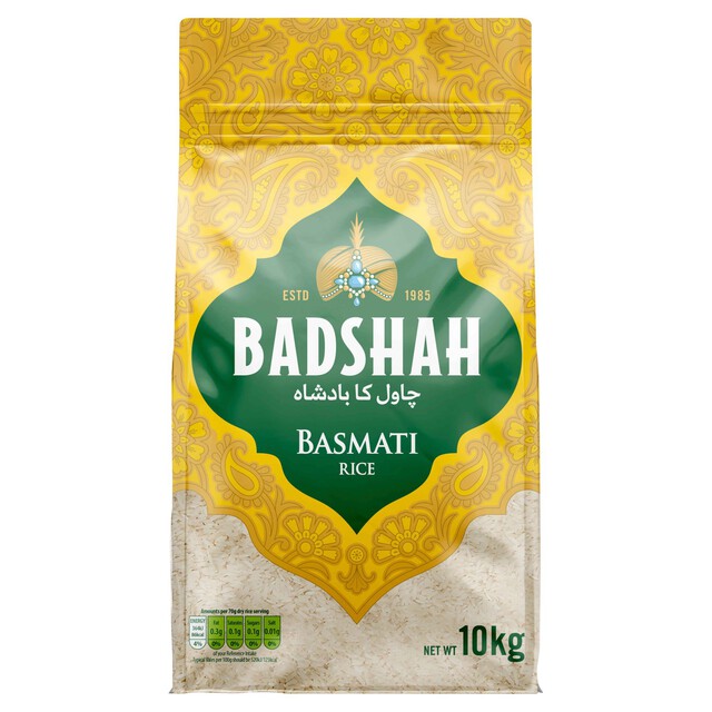 Badshah Basmati Rice 10kg - Morrisons Online Groceries & Offers