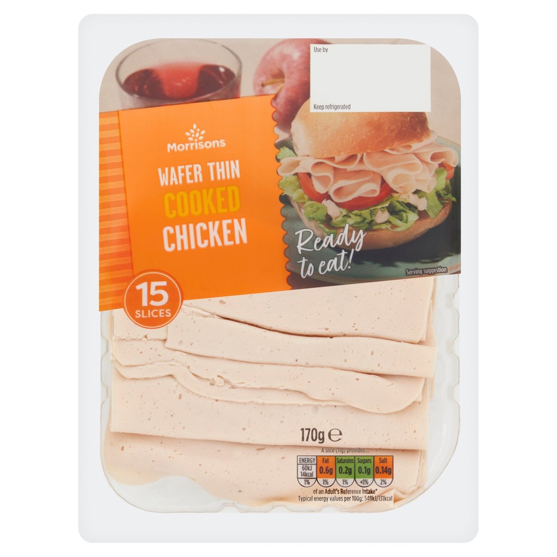 Morrisons Wafer Thin Cooked Chicken - Morrisons Online Groceries & Offers
