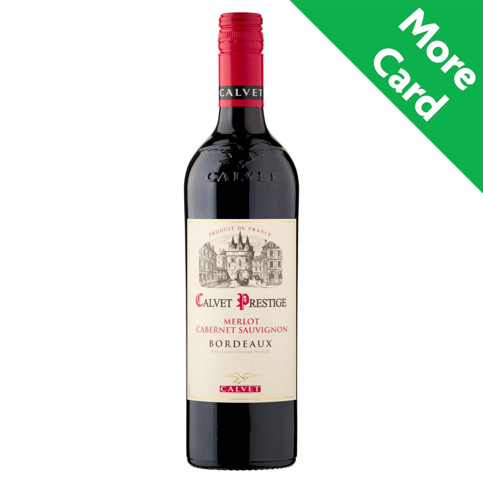 Calvet Prestige Bordeaux Red - Morrisons Online Groceries & Offers
