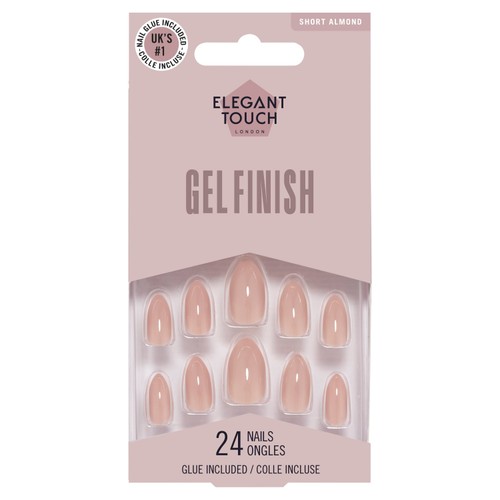 Elegant Touch Nails With Glue - New Nude - Morrisons Online Groceries ...