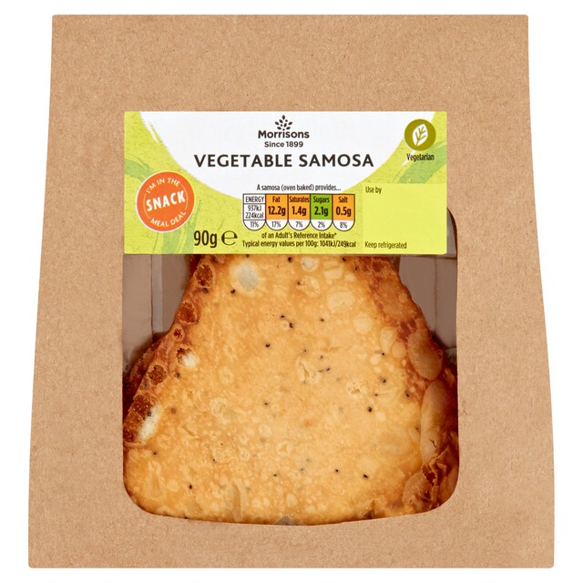 Morrisons Jumbo Vegetable Samosa - Morrisons Online Groceries & Offers