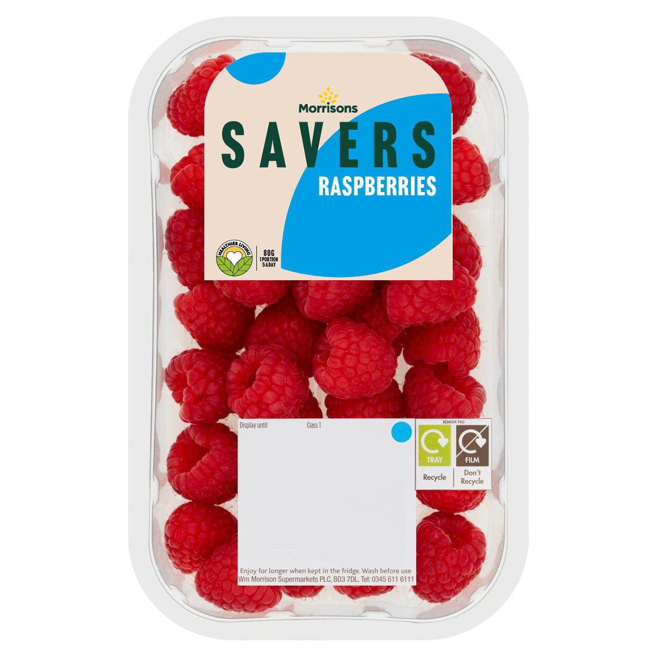 Morrisons Savers Raspberries - Morrisons Online Groceries & Offers