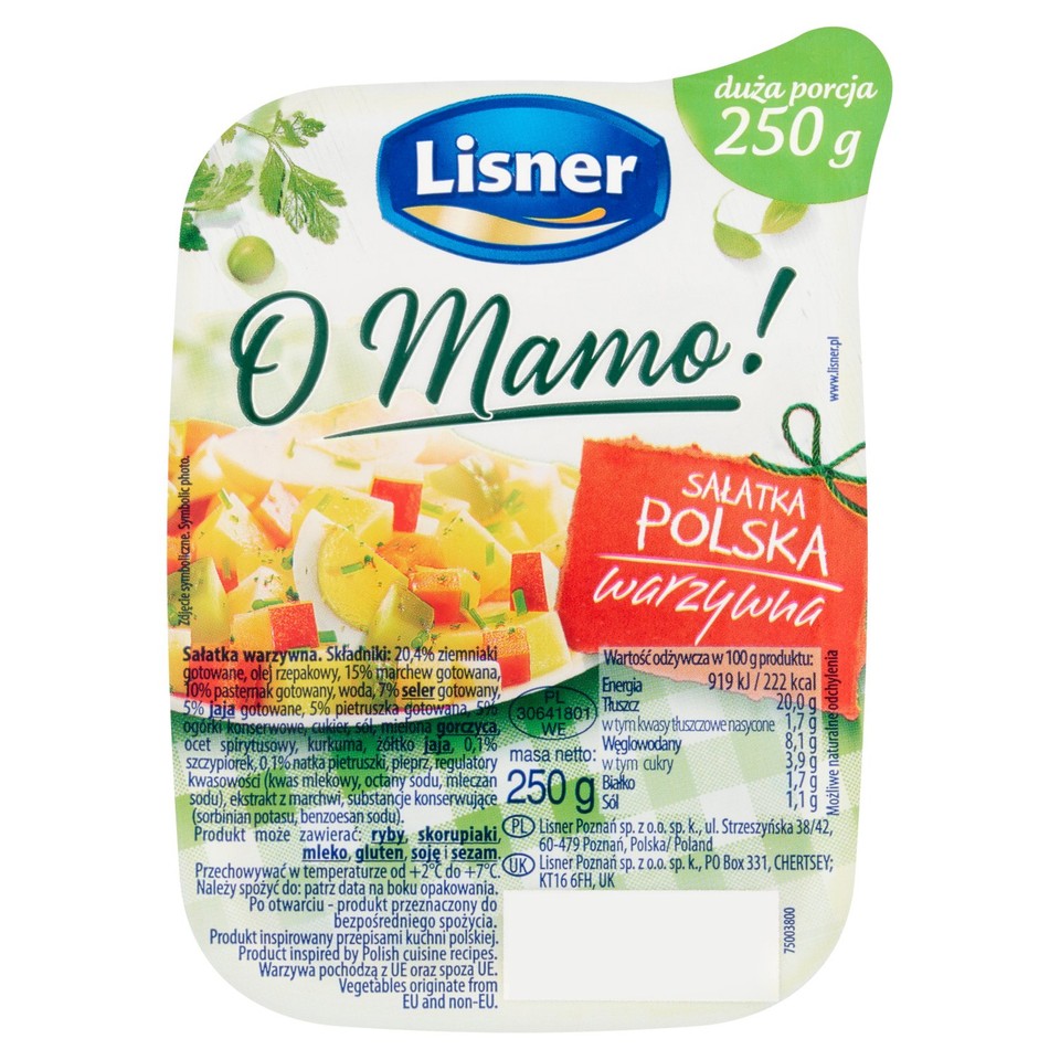 Lisner Vegetable Salad - Morrisons Online Groceries & Offers