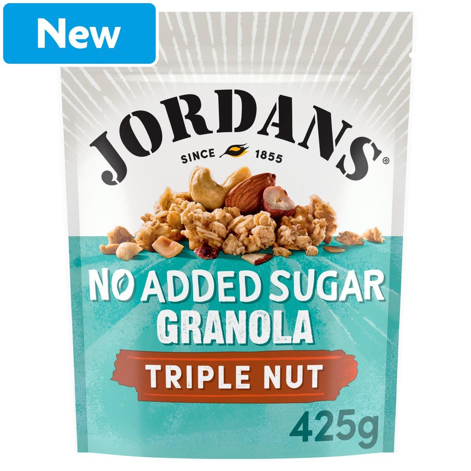 Jordans No Added Sugar Granola Triple Nut 425g - Morrisons Online ...