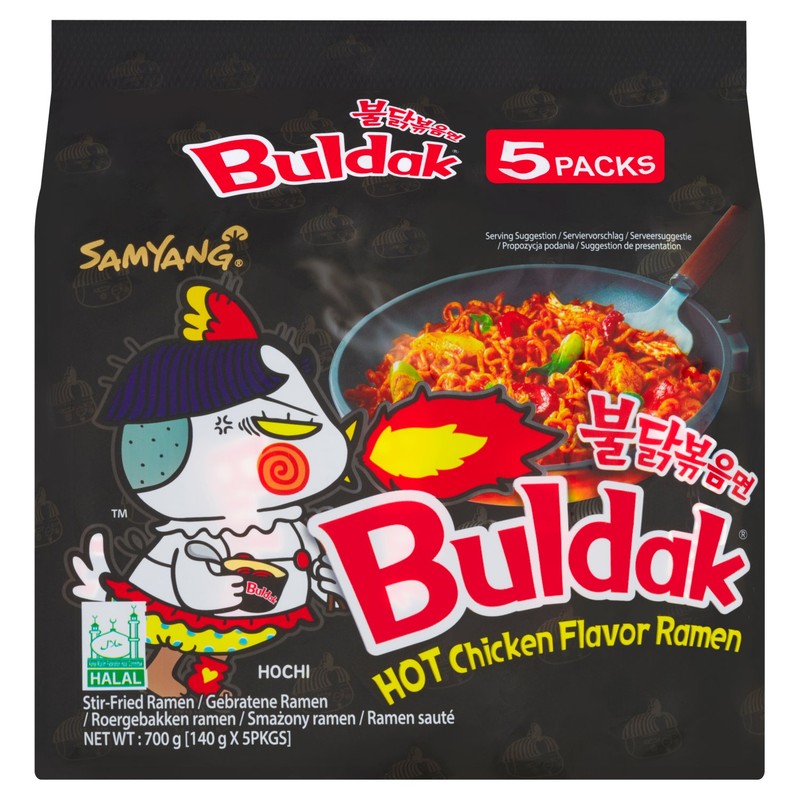 Samyang Buldak Hot Chicken Ramen - 5 pack - Morrisons Online Groceries ...