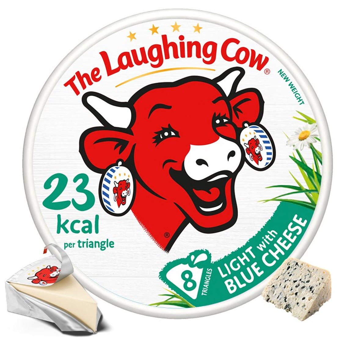 The Laughing Cow 8 Light Blue Cheese Spread Triangles 120g - Morrisons ...