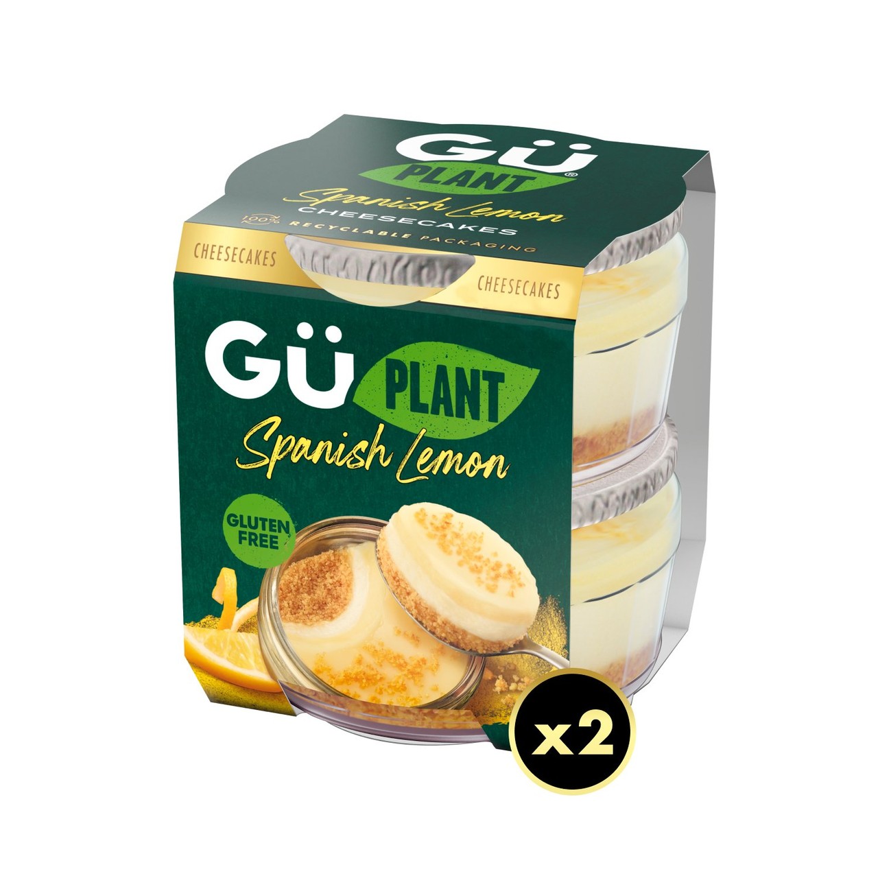 Gu Plant Spanish Lemon Cheesecakes - Morrisons Online Groceries & Offers