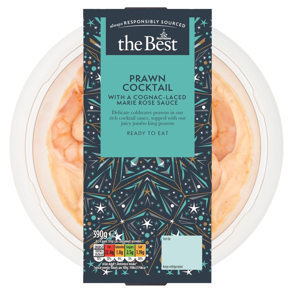 Morrisons The Best Prawn Cocktail With a Cognac- Laced Marie Rose Sauce ...