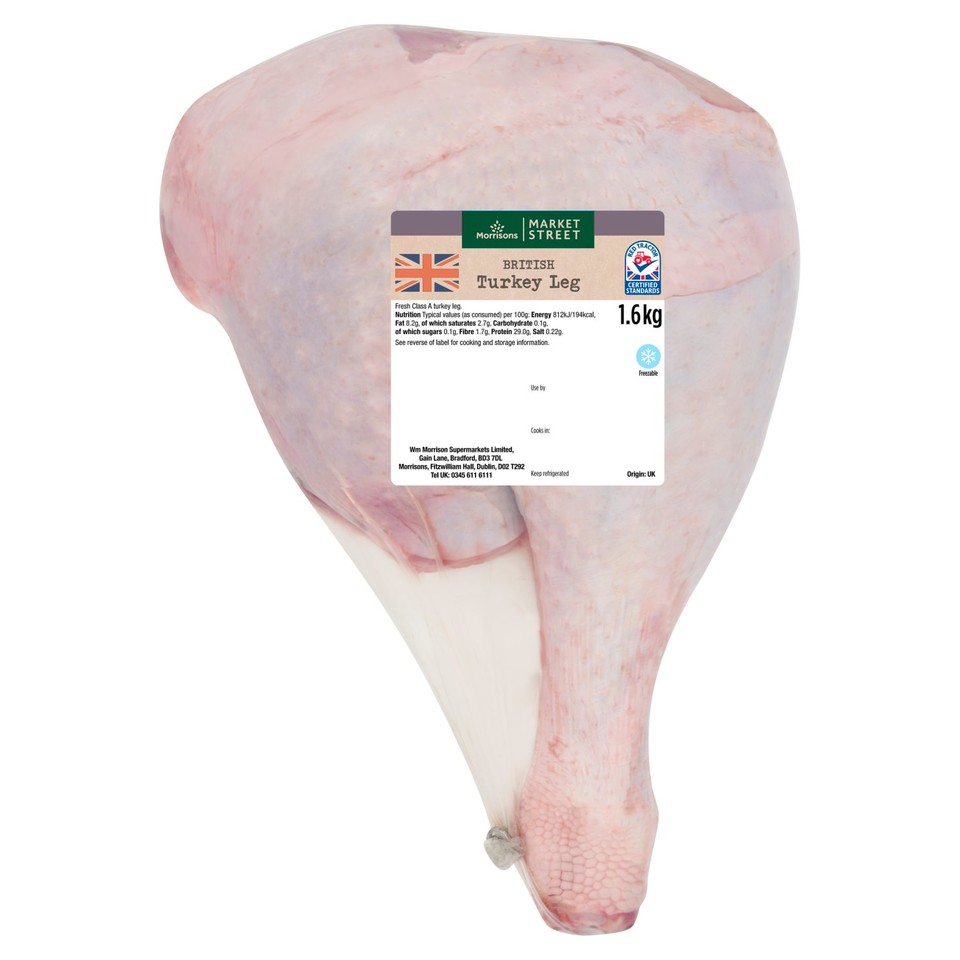 Morrisons Market Street Turkey Leg 1.6kg - Morrisons Online Groceries ...