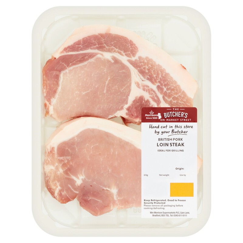 Market Street British Pork Loin Steaks - Morrisons Online Groceries ...