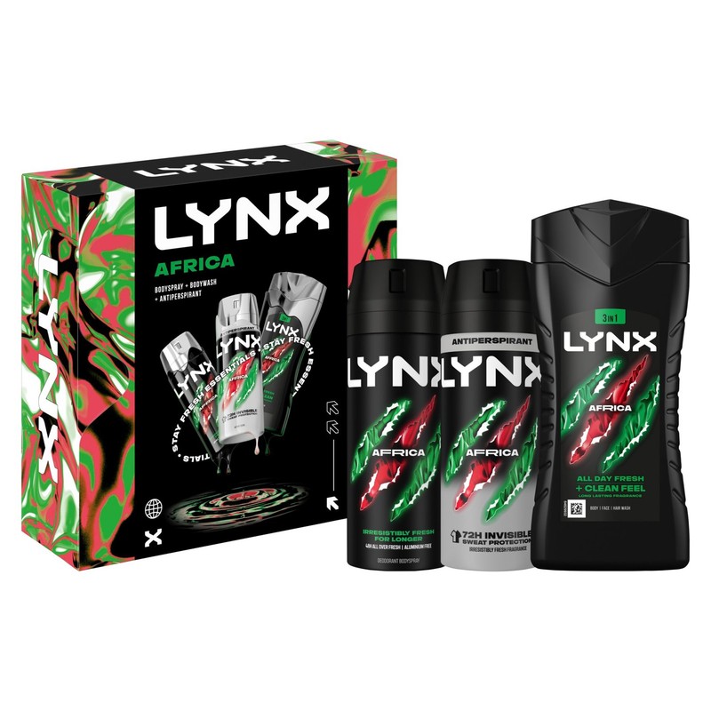 Lynx Trio Africa Gift Set - Morrisons Online Groceries & Offers