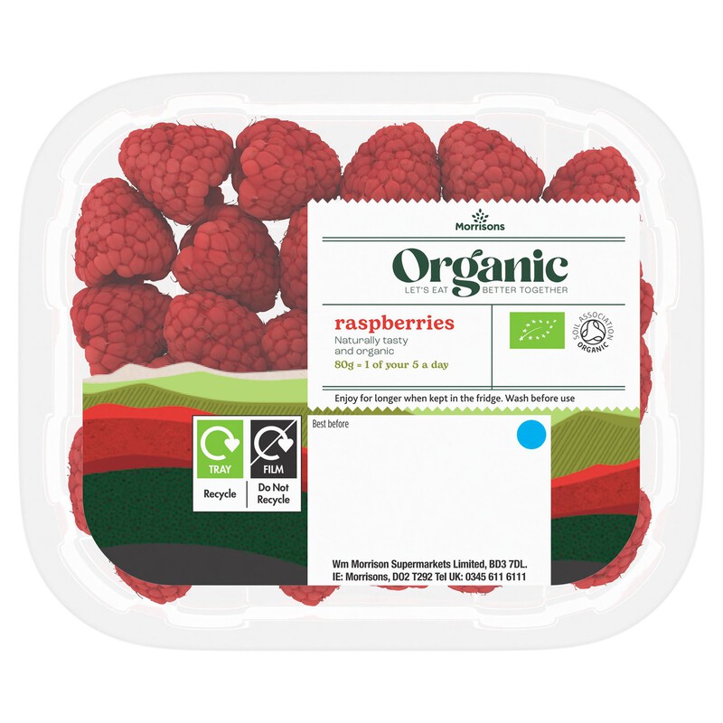 Morrisons Organic Raspberries - Morrisons Online Groceries & Offers