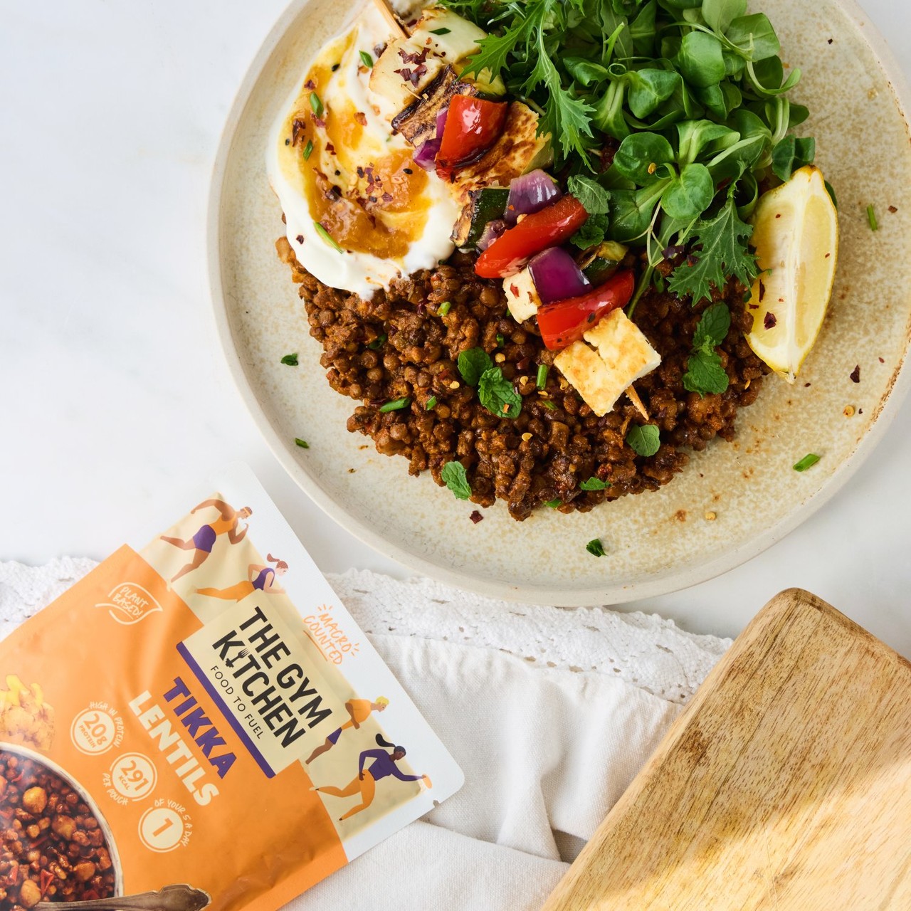 The Gym Kitchen Tikka Lentils - Morrisons Online Groceries & Offers