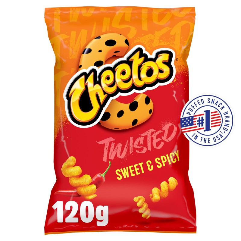 Cheetos Twisted Sweet & Spicy 120g - Morrisons Online Groceries & Offers