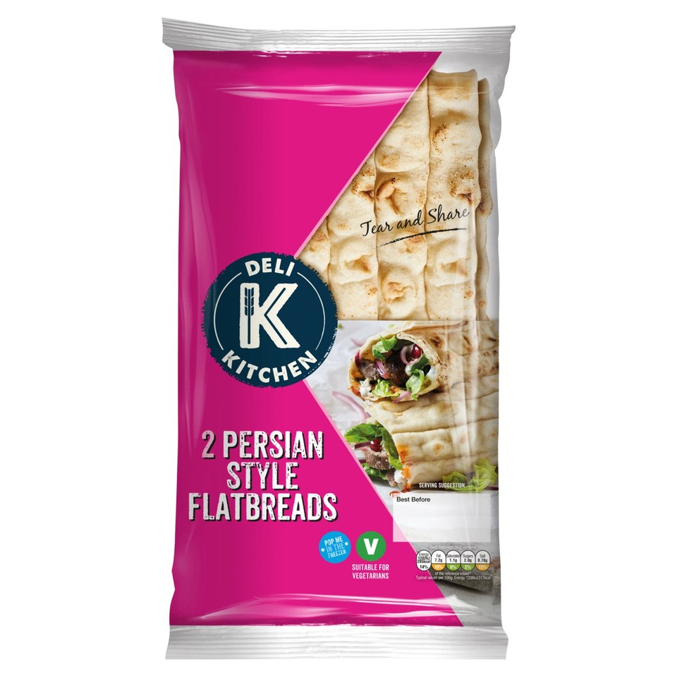 Deli Kitchen Persian Flatbreads - Morrisons Online Groceries & Offers