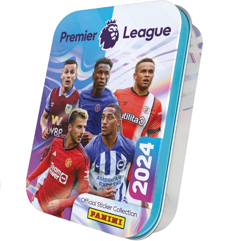 Official Premier League Sticker Pocket Tin - Morrisons Online Groceries ...