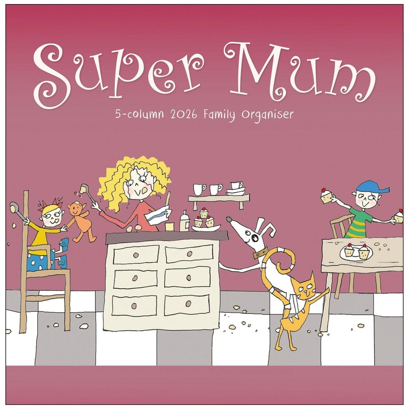 Super Mum Wall Calendar 2026 - Morrisons Online Groceries & Offers