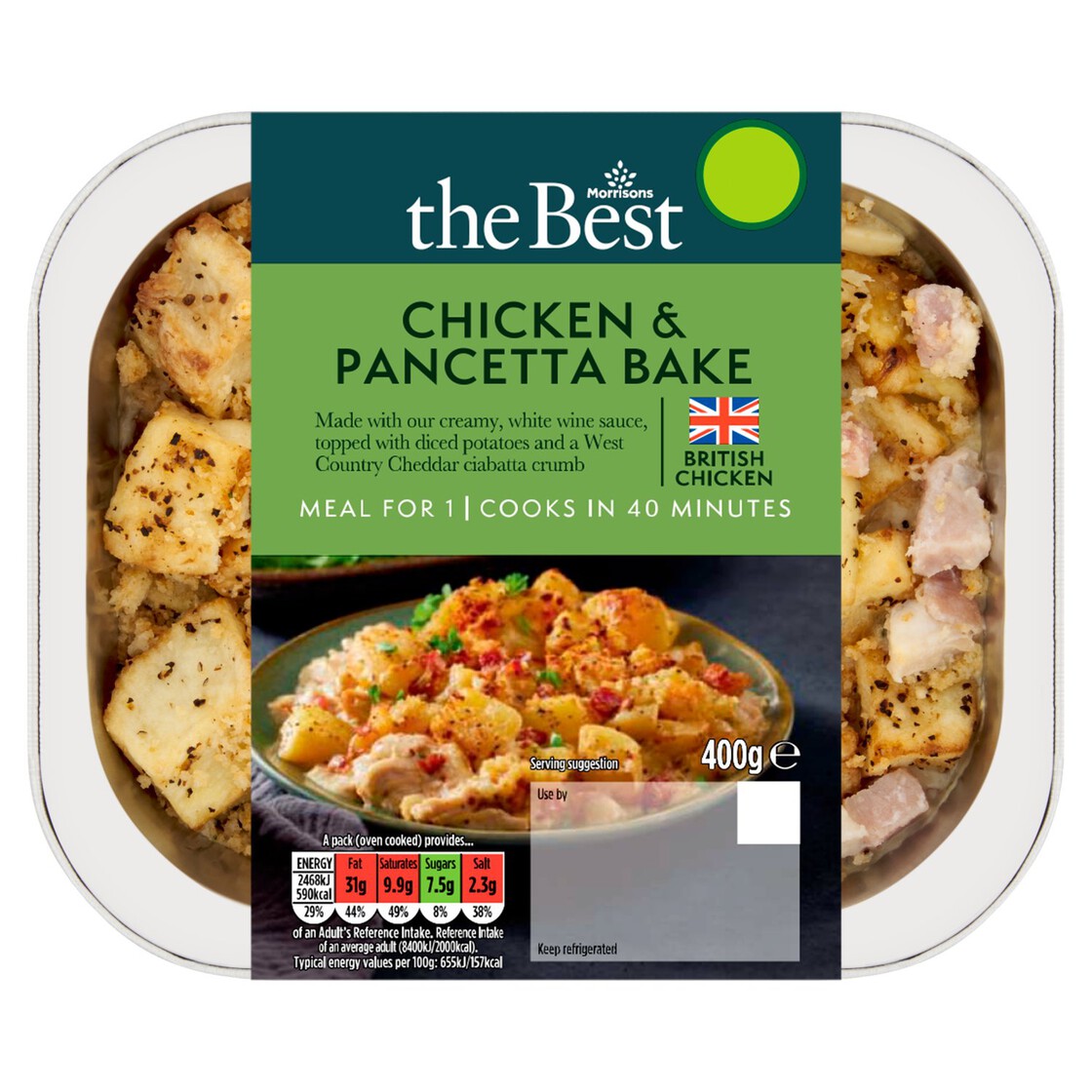 Morrisons The Best Chicken & Pancetta Bake - Morrisons Online Groceries ...