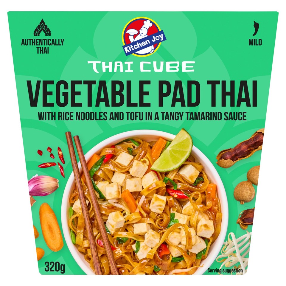 Kitchen Joy Thai Cube Vegetable Pad Thai 320g - Morrisons Online Groceries & Offers