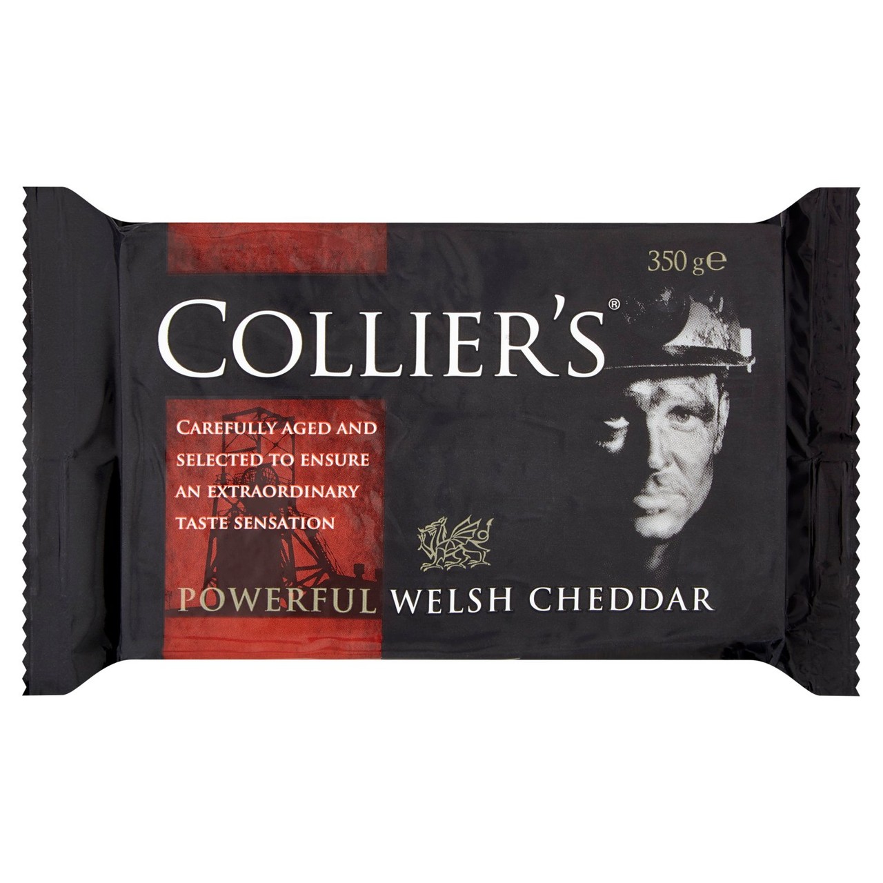 Collier's Powerful Extra Mature Welsh Cheddar 350g - Morrisons Online ...