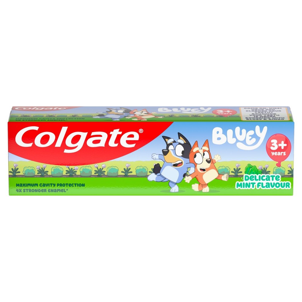 Colgate Kids Bluey Toothpaste 3+ Years 75ml - Morrisons Online ...