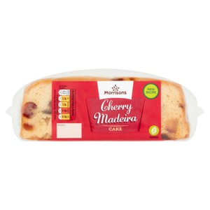 Morrisons Cherry Madeira Slab Cake - Morrisons Online Groceries & Offers