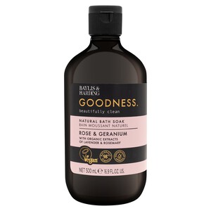 Baylis & Harding Goodness Rose & Geranium Bath Soak 500ml - Morrisons ...