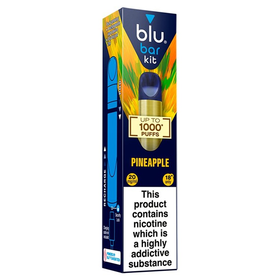 Blu Bar Pod Kit Pineapple 20mg - Morrisons Online Groceries & Offers