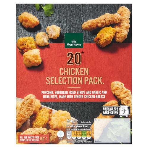 Morrisons 20 Piece Chicken Selection Pack - Morrisons Online Groceries ...