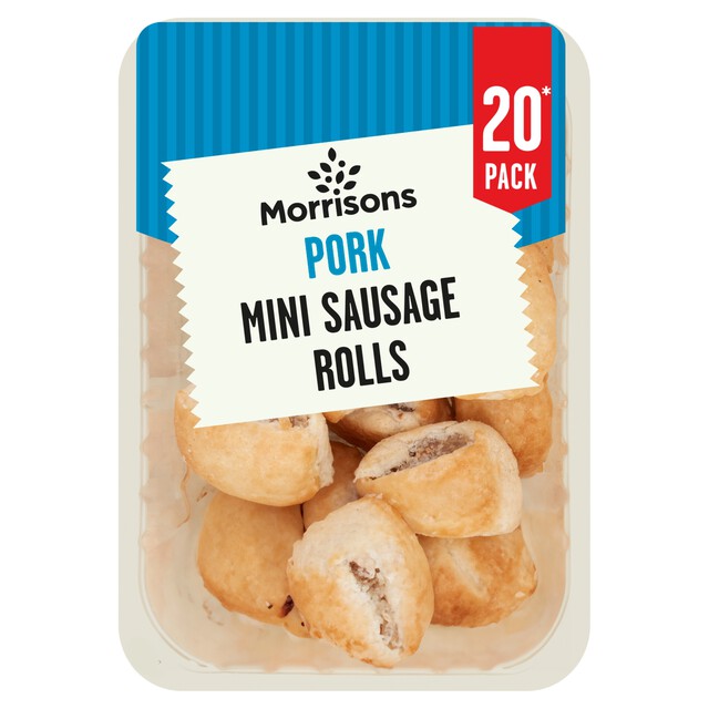 Morrisons 20 Mini Pork Sausage Rolls - Morrisons Online Groceries & Offers