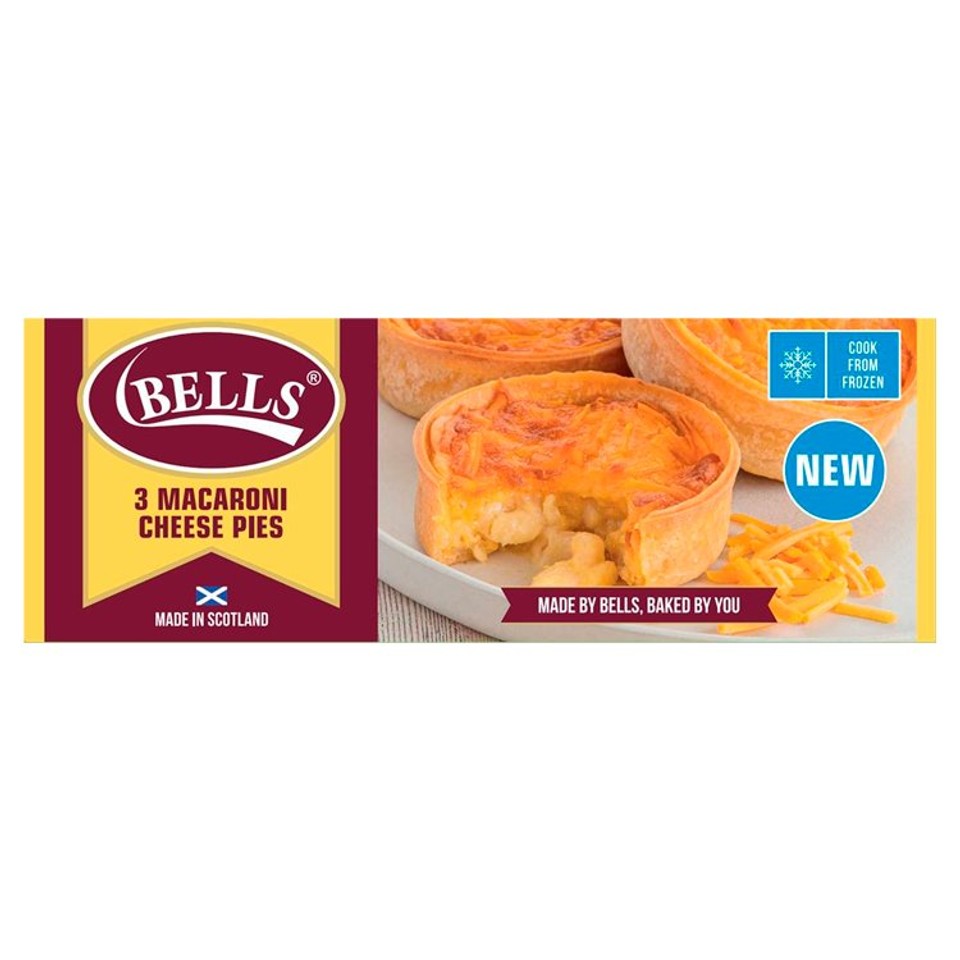 Bells Macaroni Cheese Pies 3 Pack - Morrisons Online Groceries & Offers