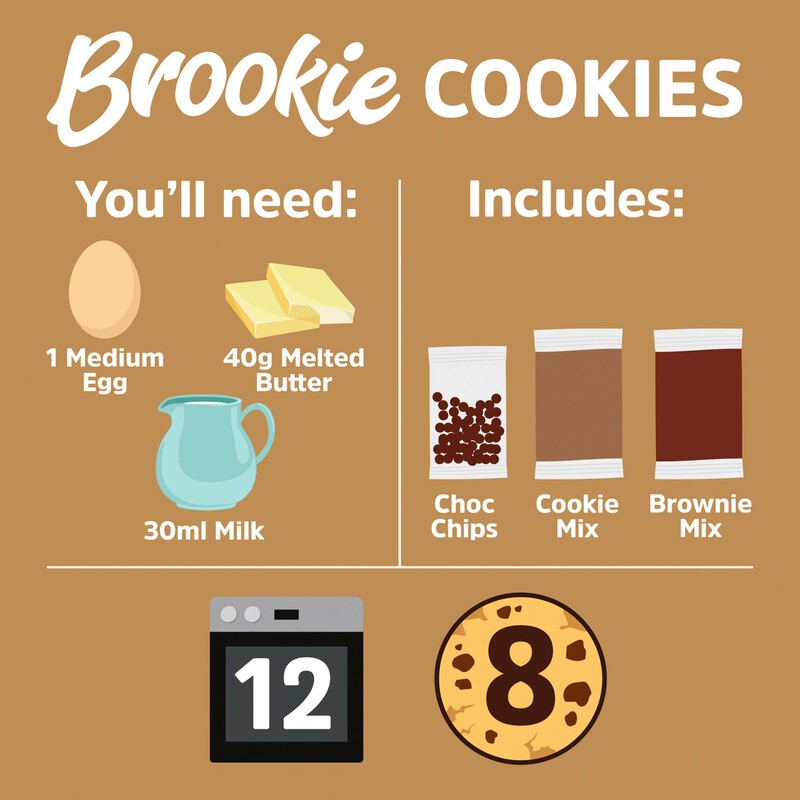 Dr. Oetker Brookie Cookies Baking Mix - Morrisons Online Groceries & Offers