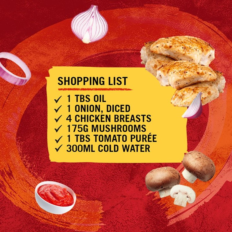 Schwartz Chicken Chasseur Recipe Mix - Morrisons Online Groceries & Offers