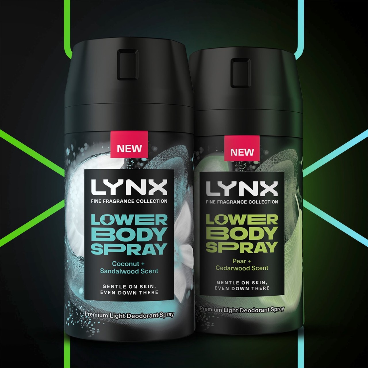 Lynx Fine Fragrance Coconut + Sandalwood 72hr Lower Body Spray 100 ml ...
