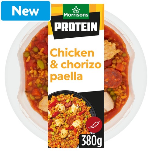 Morrisons Protein Chicken Paella 380g - Morrisons Online Groceries & Offers