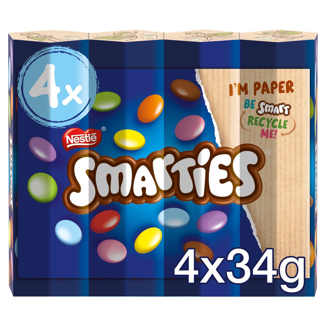Smarties Tube 4 Pack - Morrisons Online Groceries & Offers
