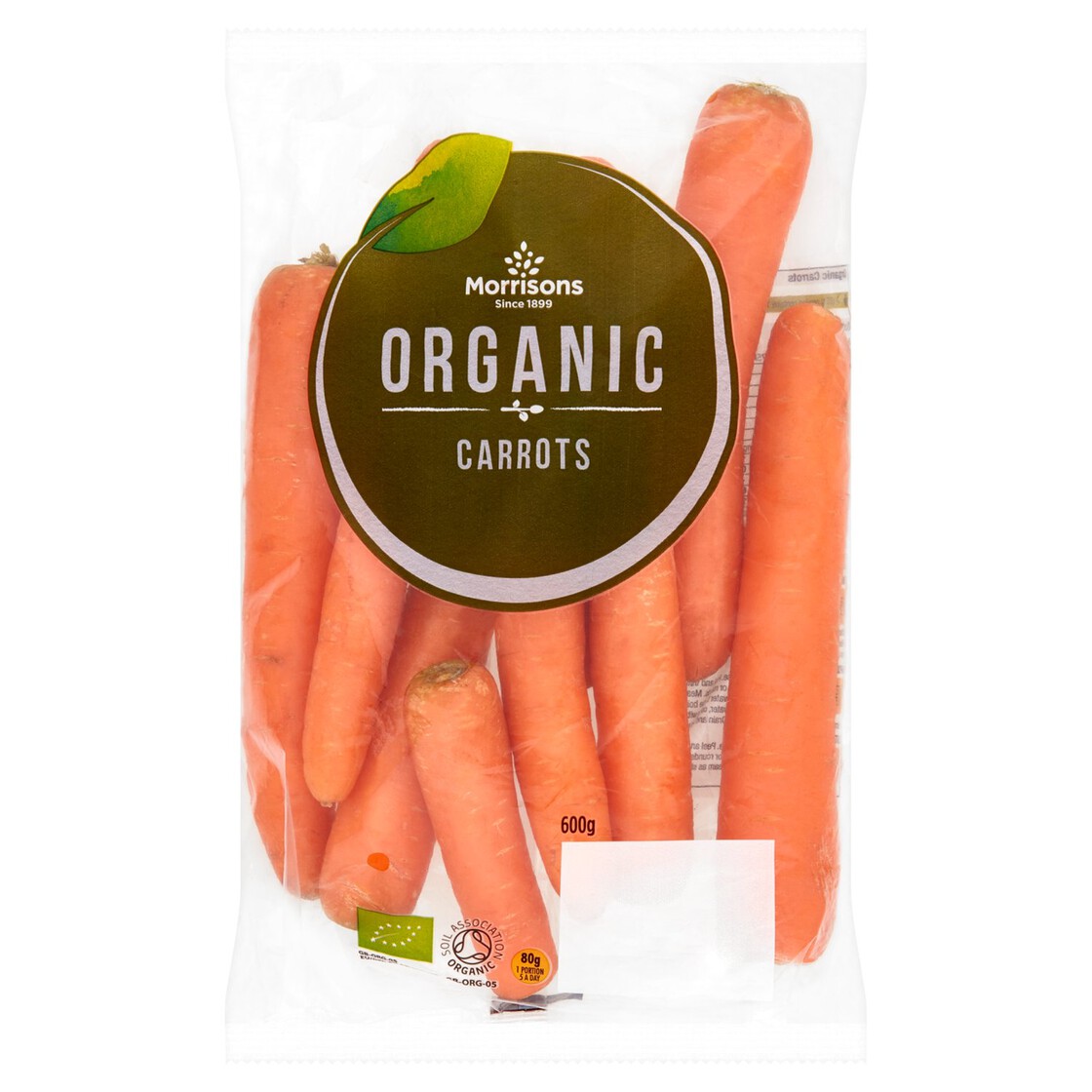 Morrisons Organic Carrots 600g - Morrisons Online Groceries & Offers