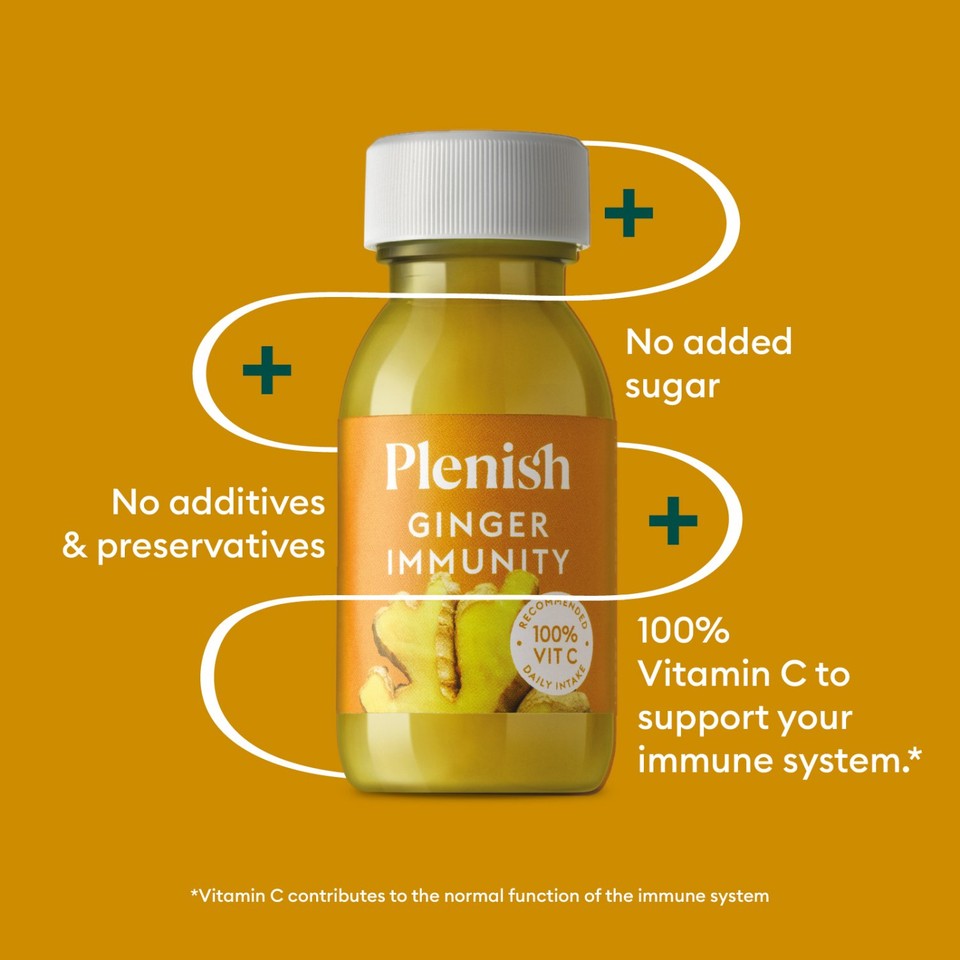 Plenish Ginger Immunity Shot - Morrisons Online Groceries & Offers