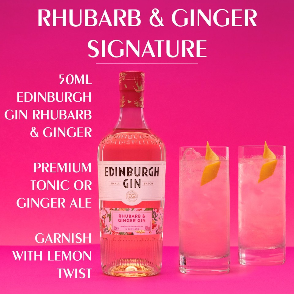 Edinburgh Gin Rhubarb & Ginger Gin - Morrisons Online Groceries & Offers