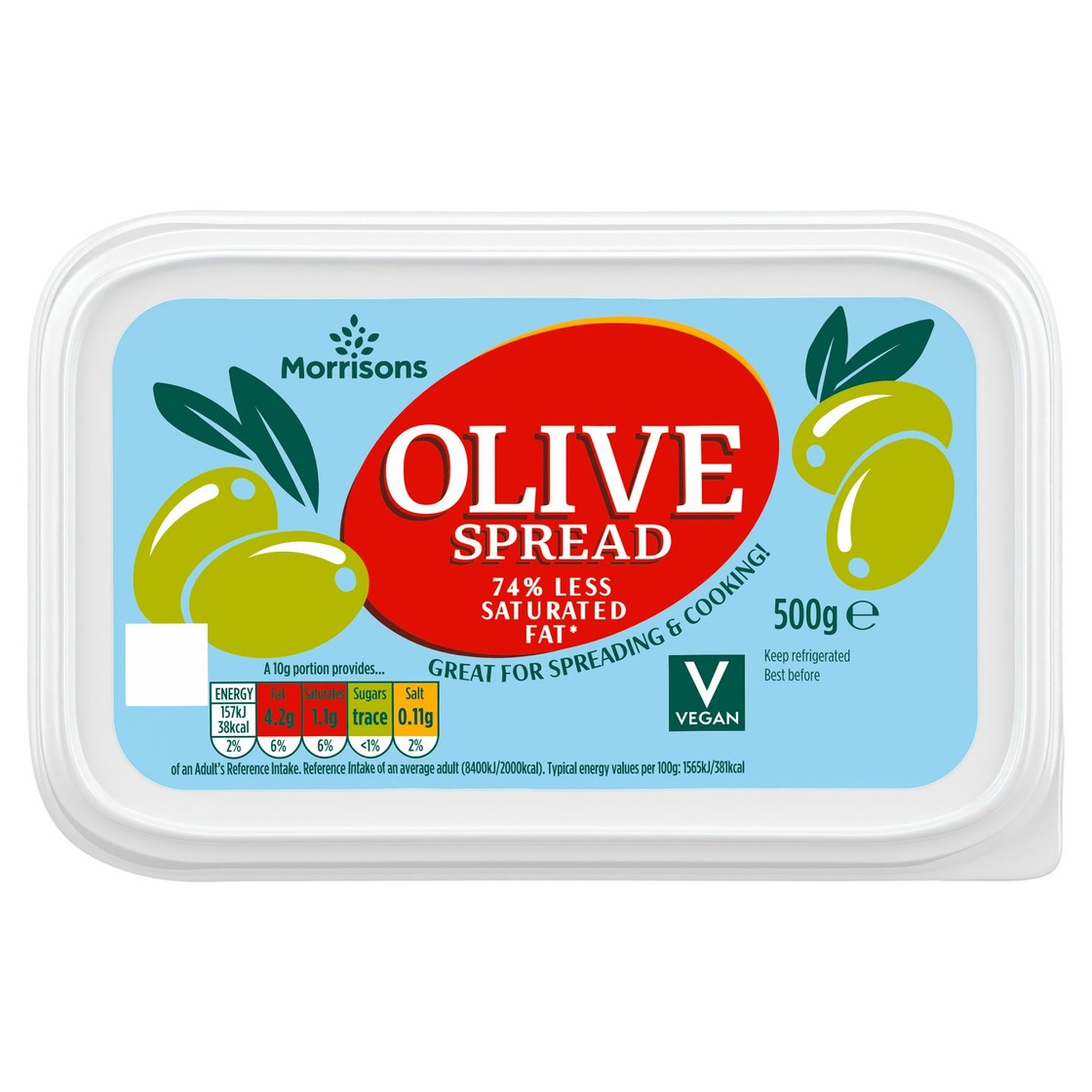 Morrisons Olive Spread 500g - Morrisons Online Groceries & Offers