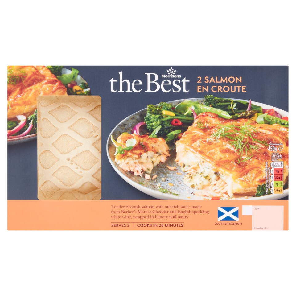 Morrisons The Best 2 Salmon En Croute - Morrisons Online Groceries & Offers