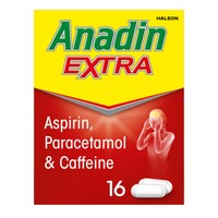 Anadin Extra Aspirin, Paracetamol, & Caffeine Caplets 16s - Morrisons ...