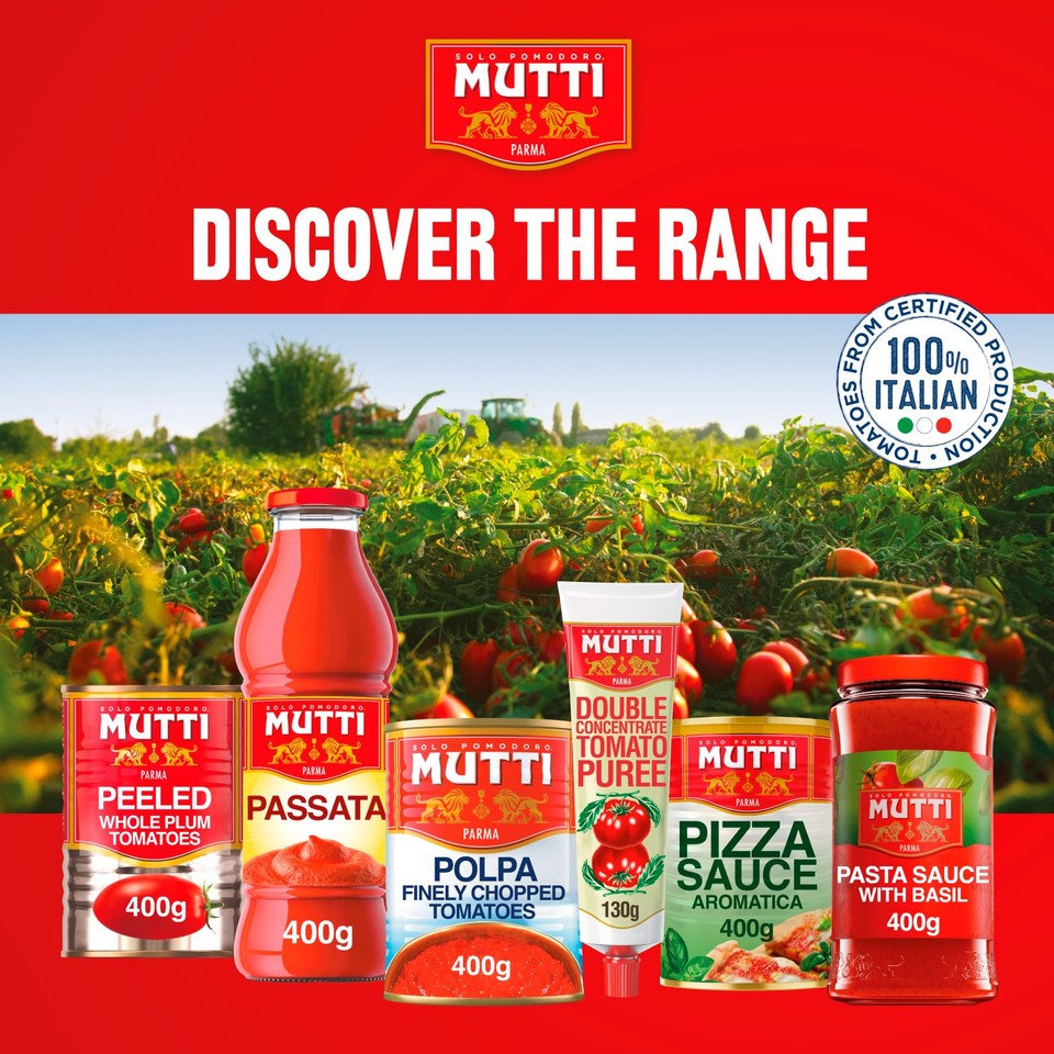 Mutti Tomato Pasta Sauce with Basil 400g - Morrisons Online Groceries ...