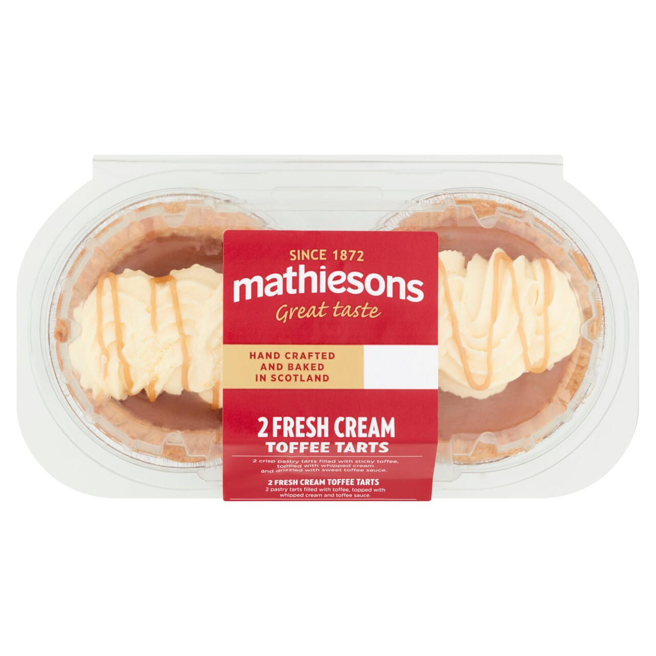 Mathiesons Cream Toffee Tarts - Morrisons Online Groceries & Offers