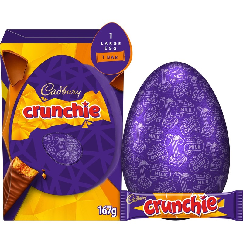 Cadbury Crunchie Traditional Easter Egg - Morrisons Online Groceries ...
