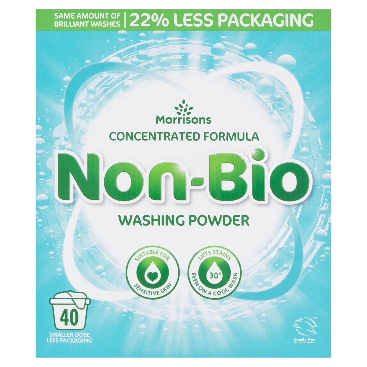 Morrisons Non Bio Laundry Powder 40 Washes - Morrisons Online Groceries ...